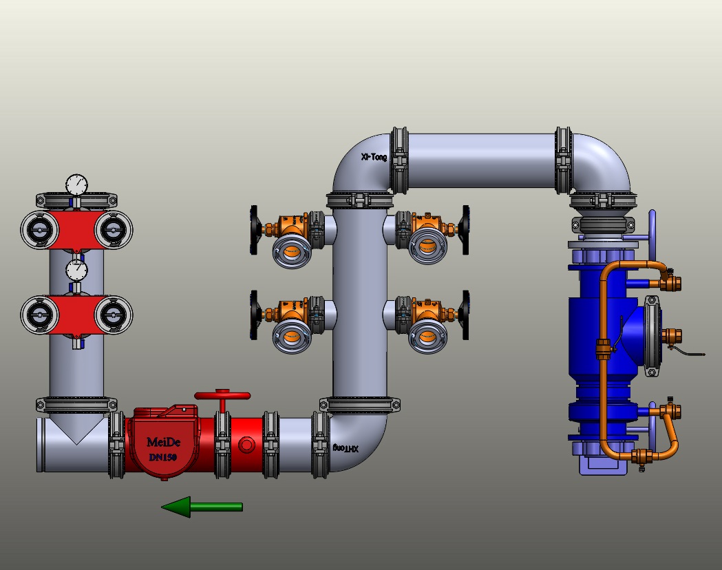 S Pattern, 150mm_Smoothflow Pumps